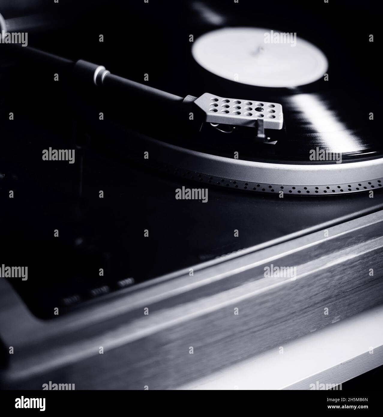Vintage retro record player music album cover deign for dj complilation ...