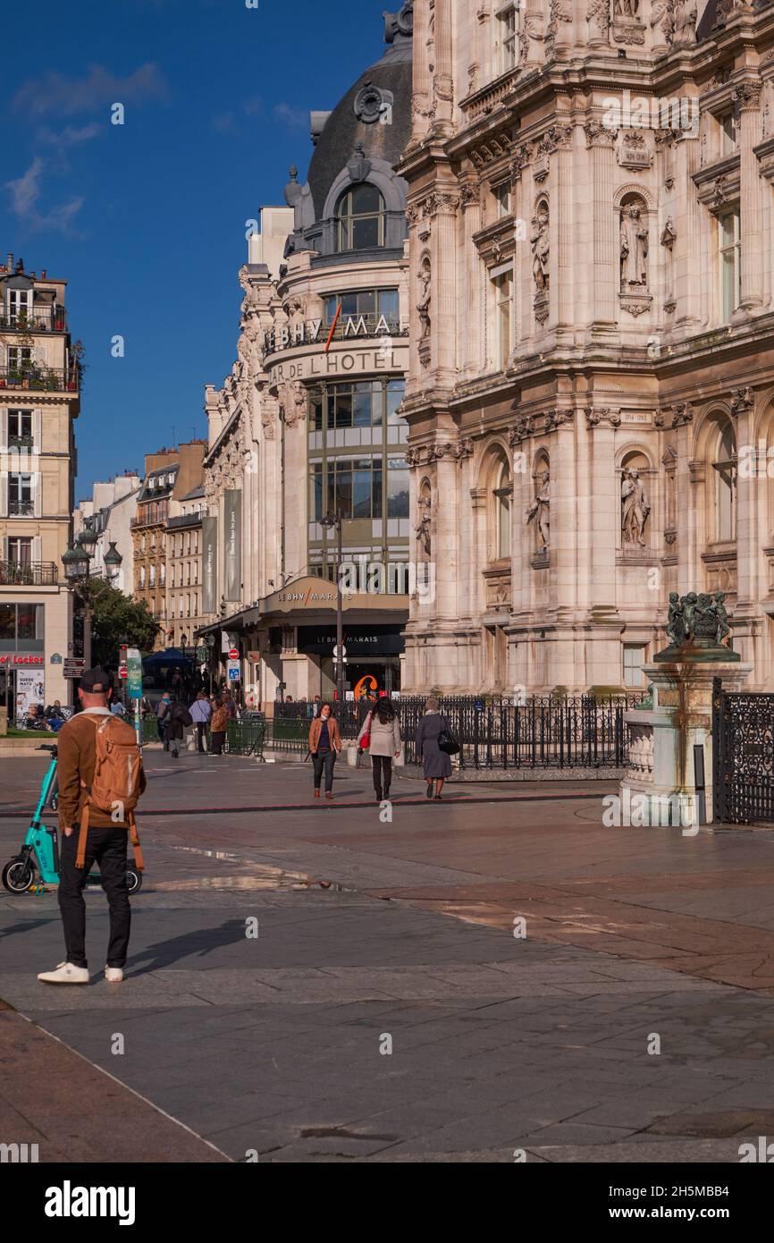 Hôtel de ville de paris 1882 hi-res stock photography and images - Alamy