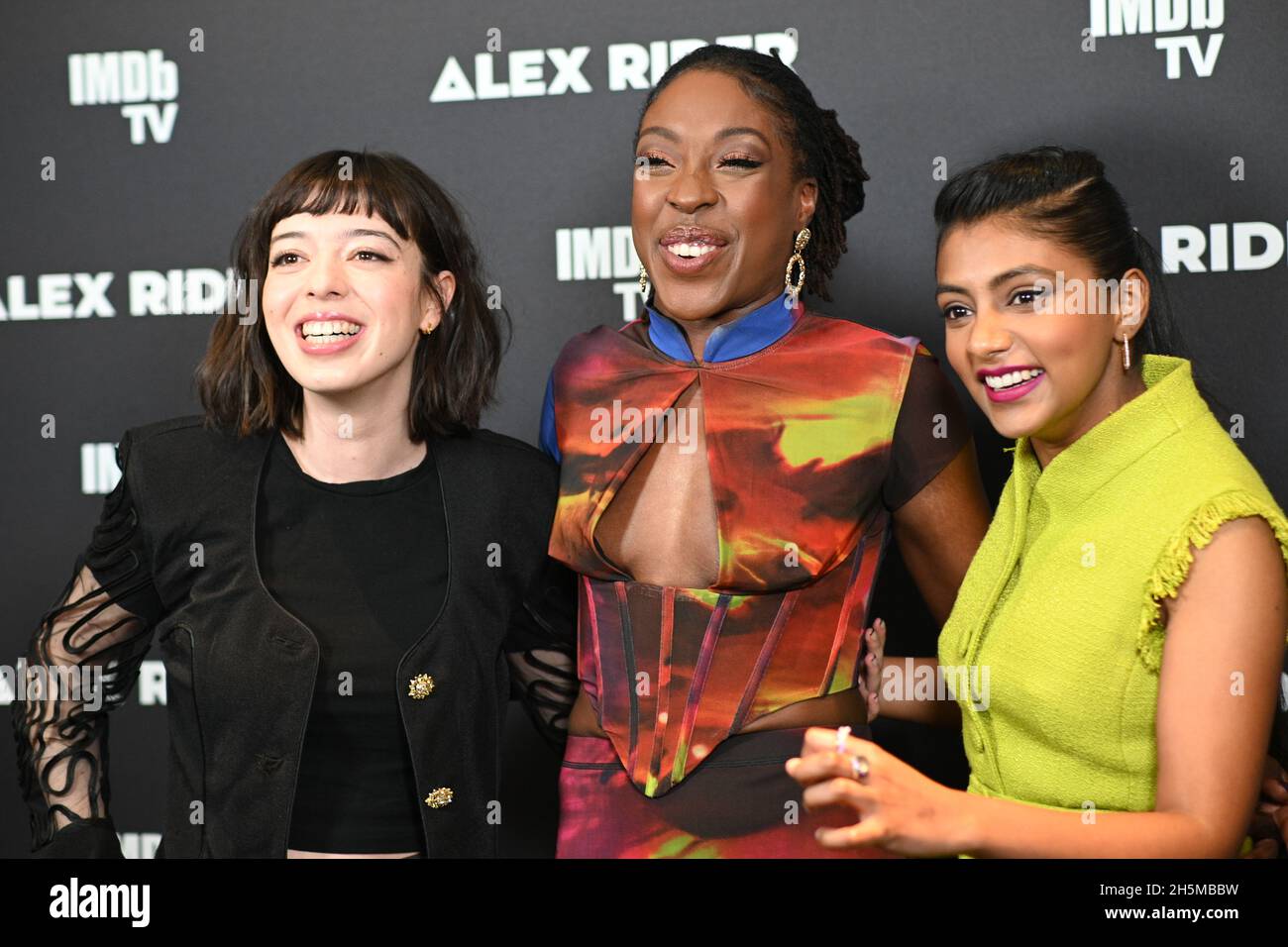 London, UK. 10th Nov, 2021. Marli Siu, Ronke Adekoluejo, Charithra ...