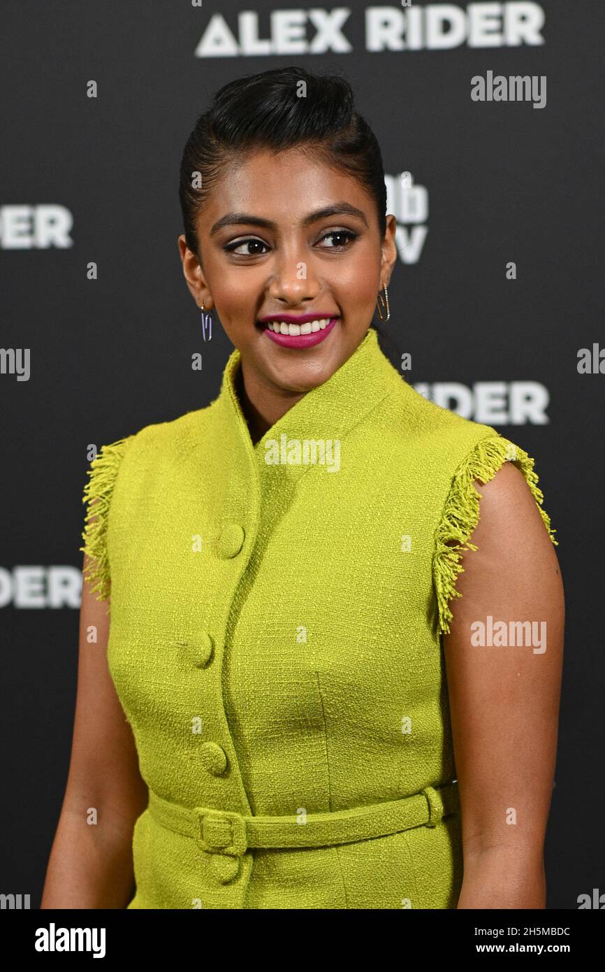 London, UK. 10th Nov, 2021. Charithra Chandran attended the Amazon and ...