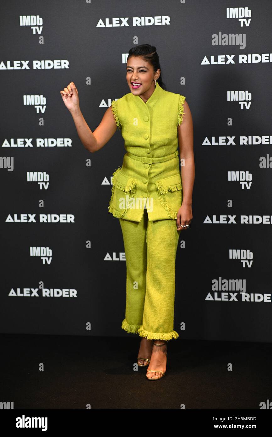 London, UK. 10th Nov, 2021. Charithra Chandran attended the Amazon and ...