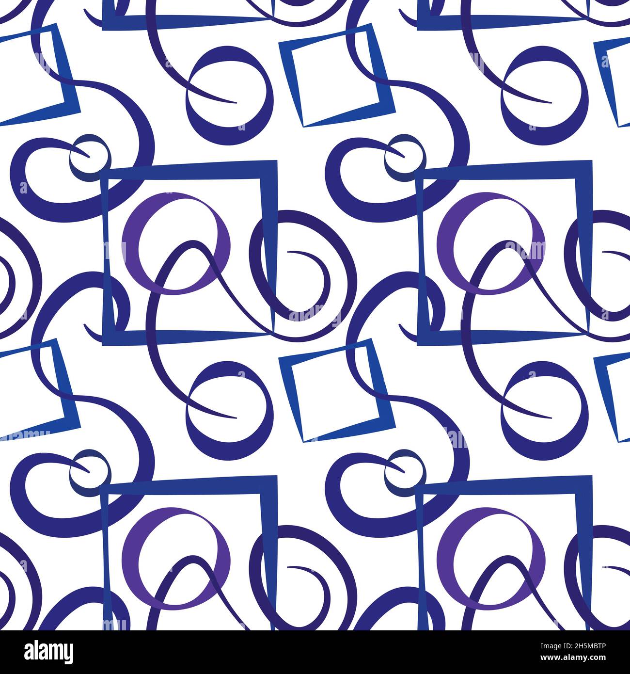 Seamless pattern, infinite texture - Illustration on a square ...