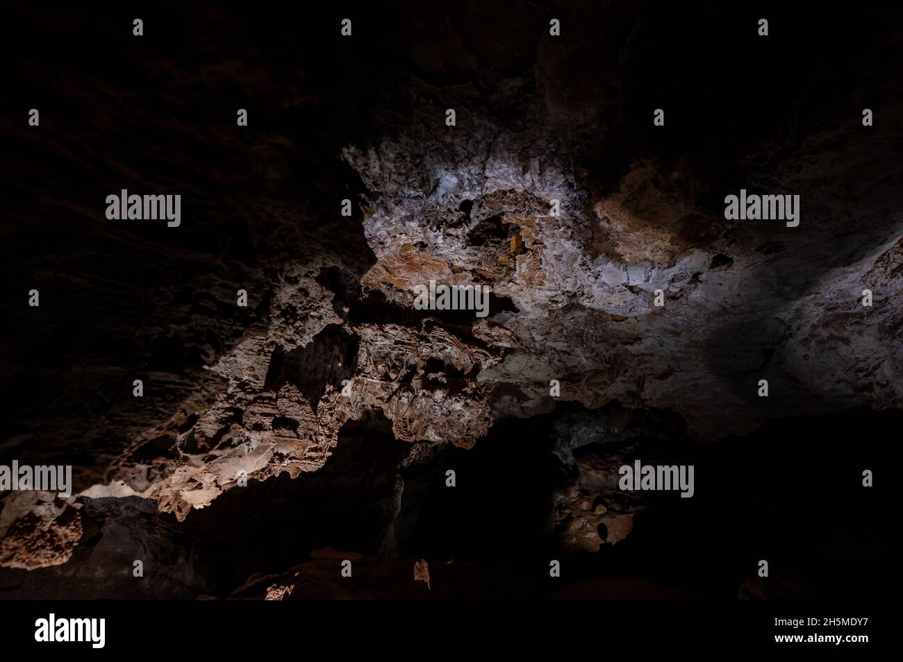 Boxwork formation inside Wind Cave National Park in the Black Hills of ...