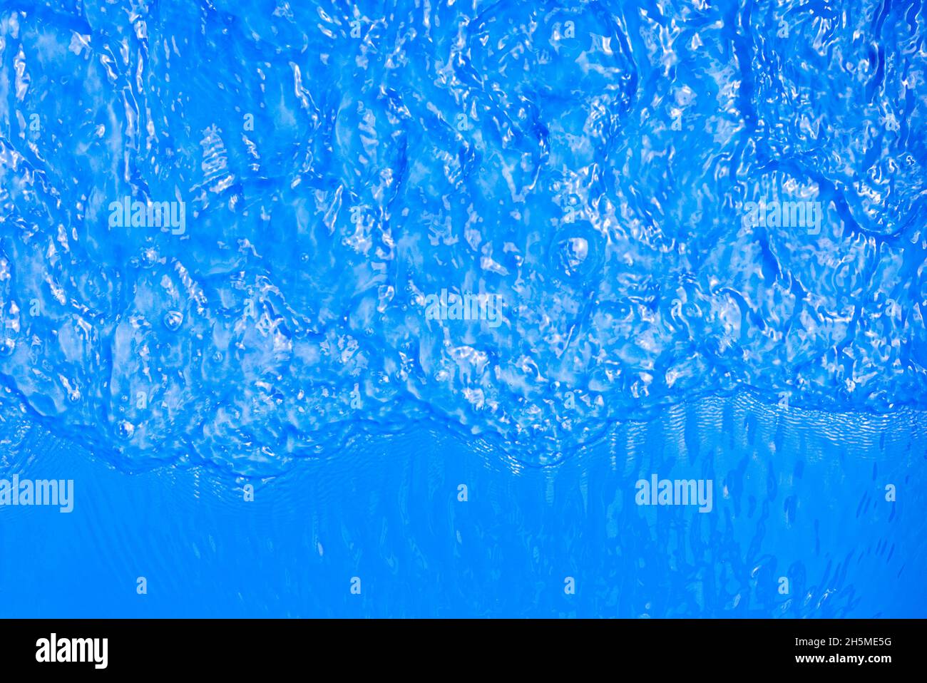Serum texture close up. Clear blue liquid gel background. Transparent ...