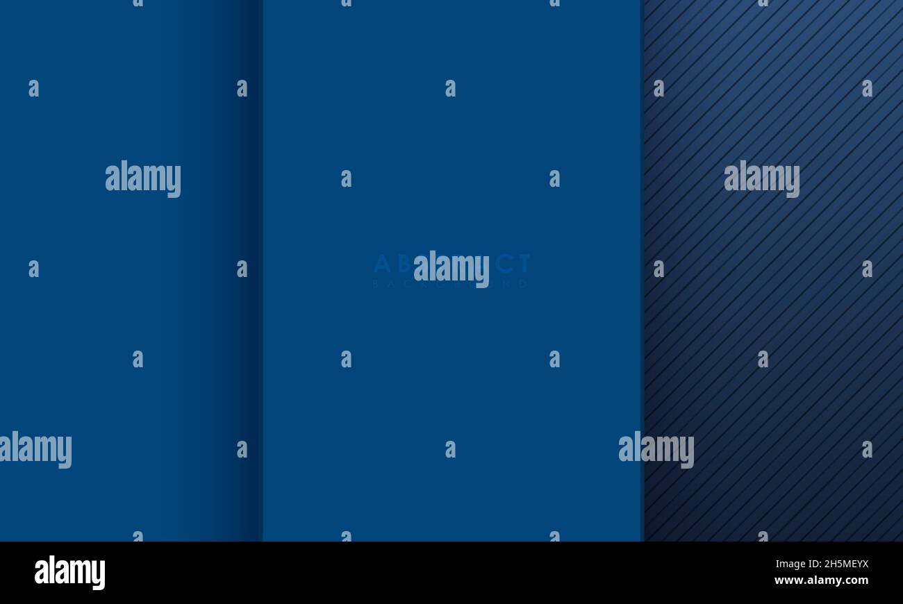 Blue Background With 3 parts Line Stock Vector Image & Art - Alamy