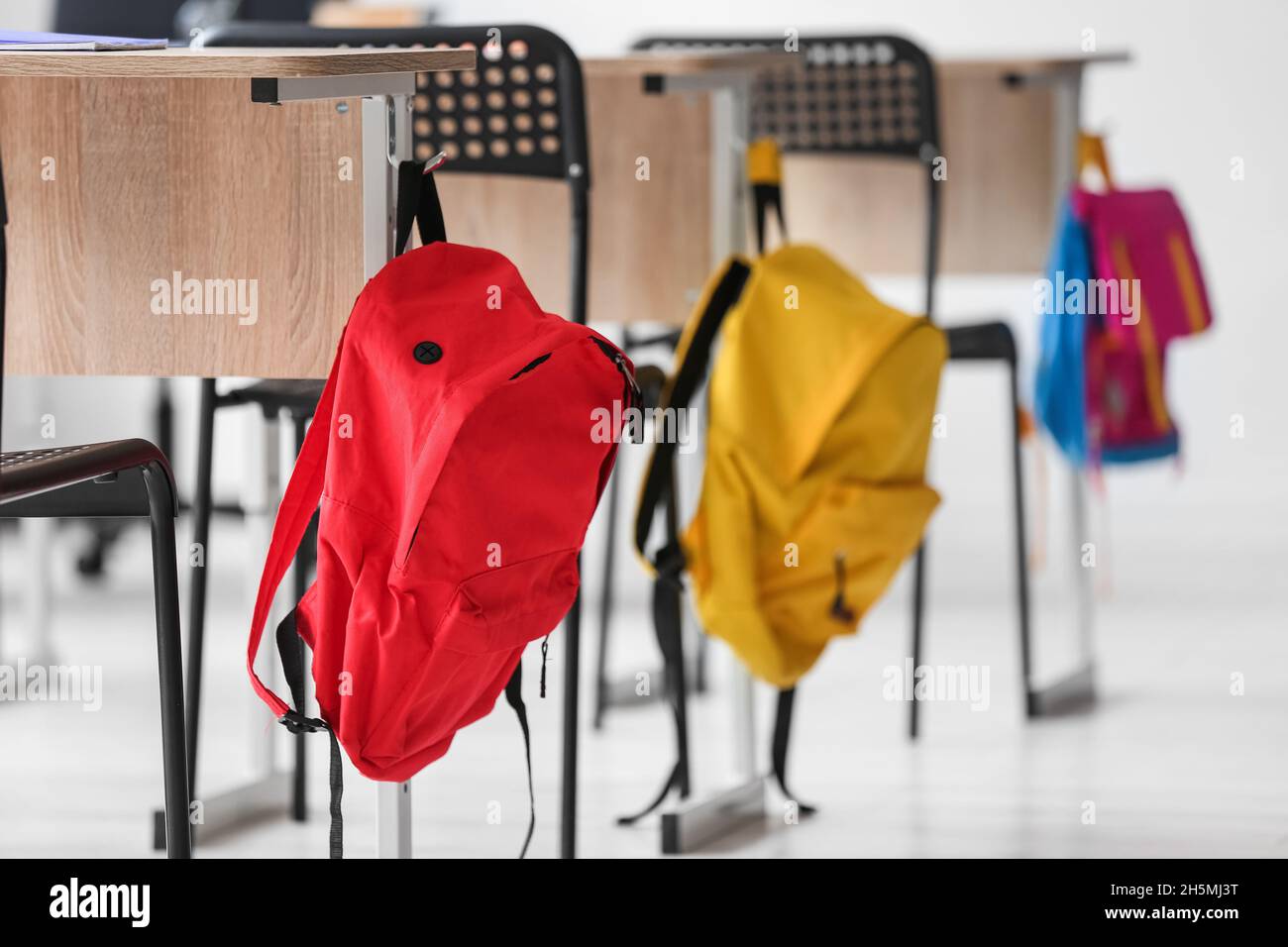 Interior of classroom prepared for lesson Stock Photo - Alamy