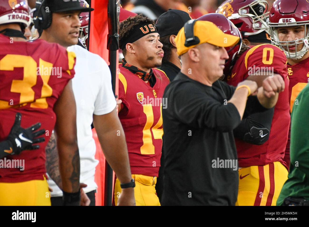Southern California Trojans cornerback Jayden Williams (14) during an ...