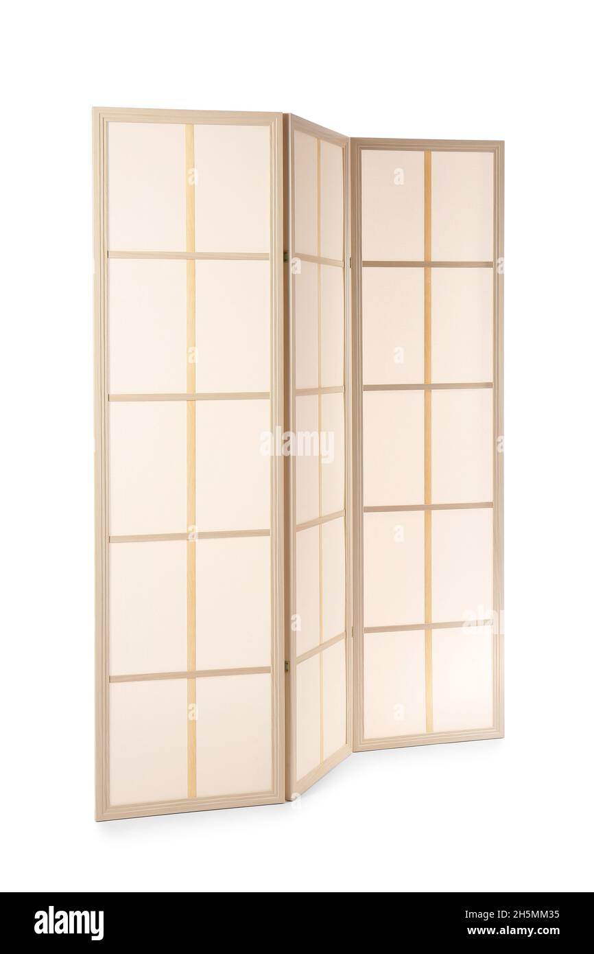 White lattice screen Cut Out Stock Images & Pictures - Alamy