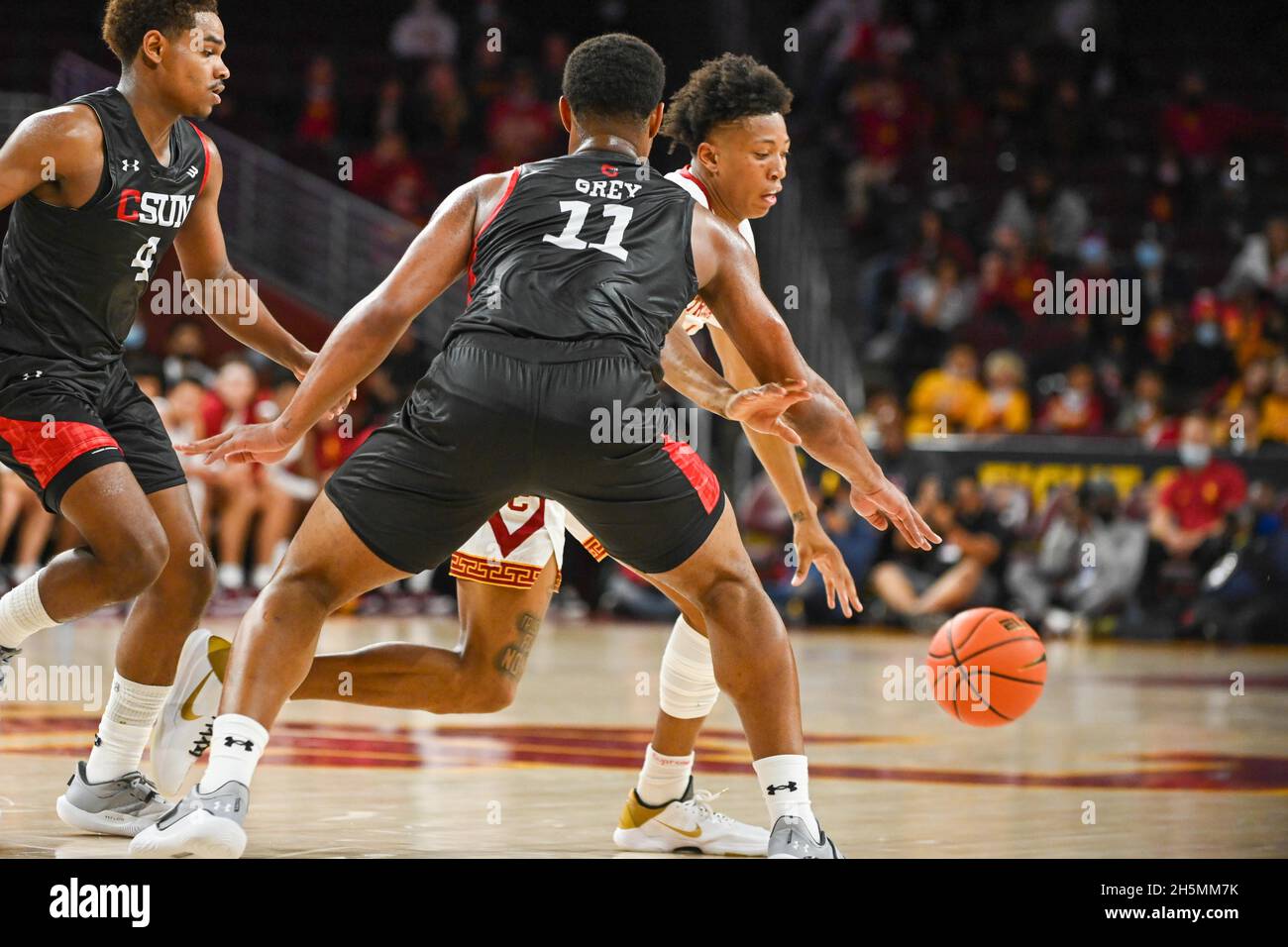 Southern California Trojans guard Boogie Ellis (0) during an NCAA ...