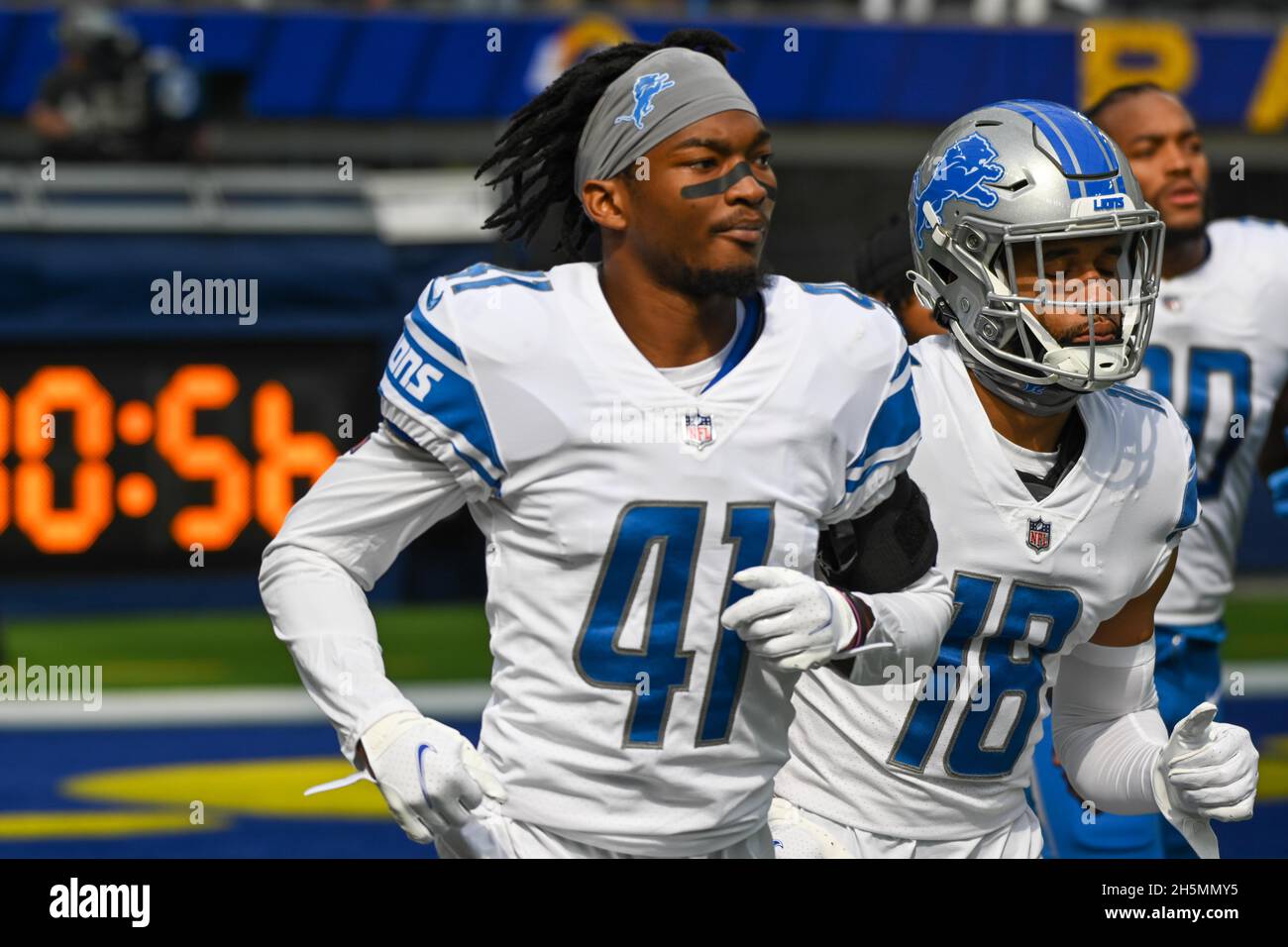 Los Angeles, United States. 24th Oct, 2021. Detroit Lions cornerback AJ ...