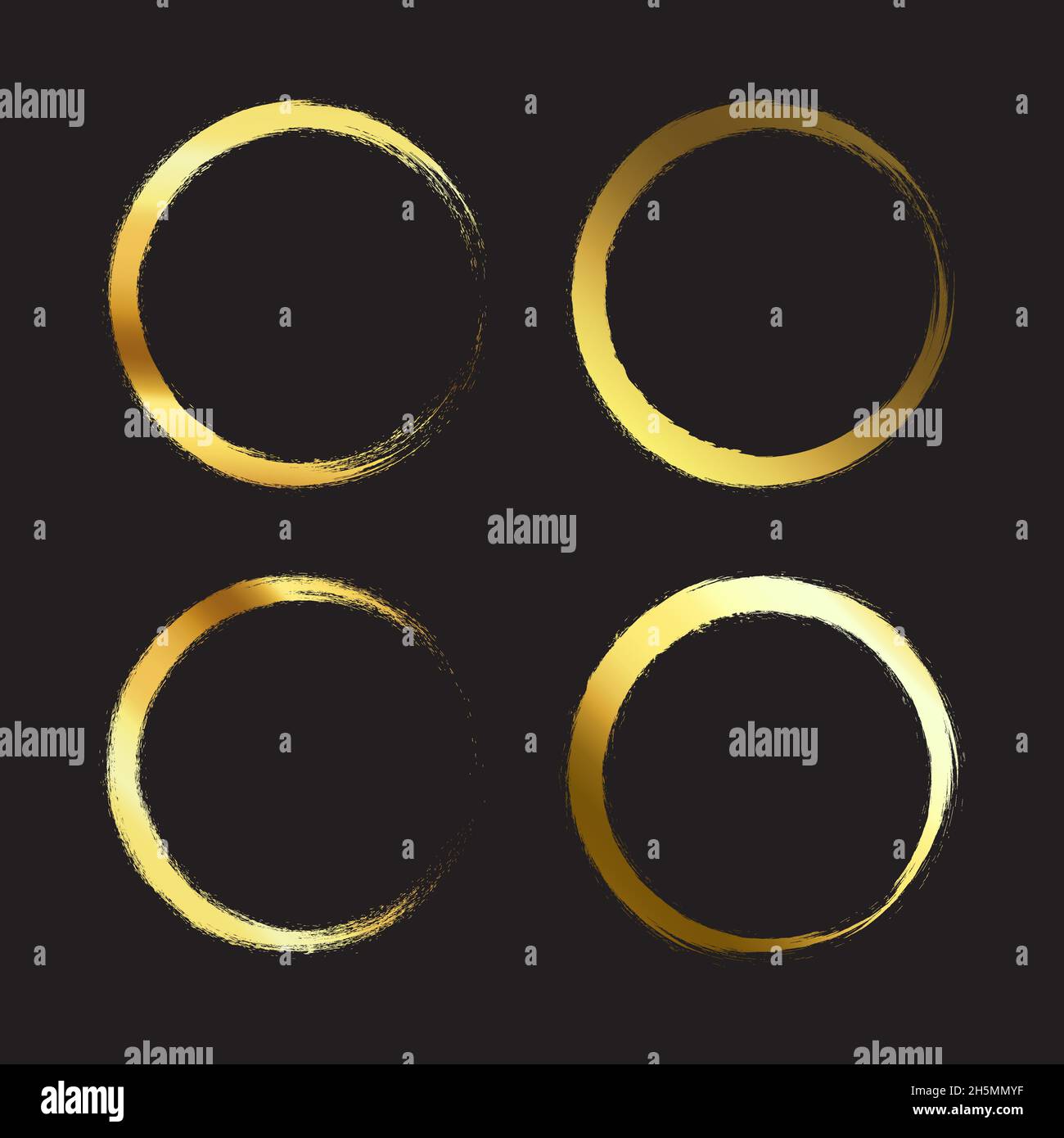 Gold paint circle Stock Vector Images - Alamy