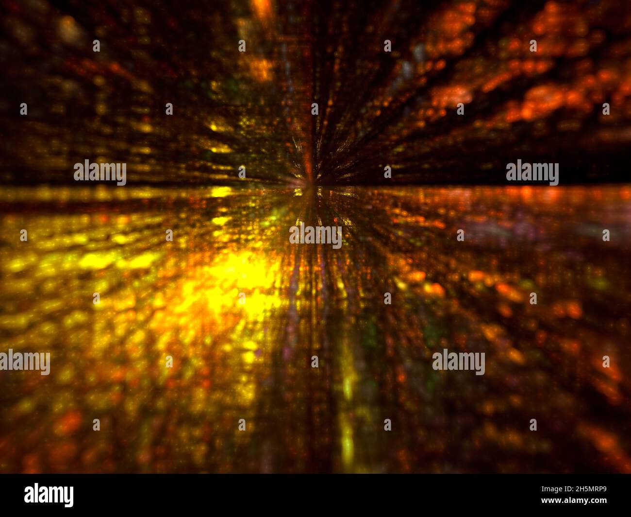 Motion blur in golden colors - abstract 3d illustration Stock Photo - Alamy