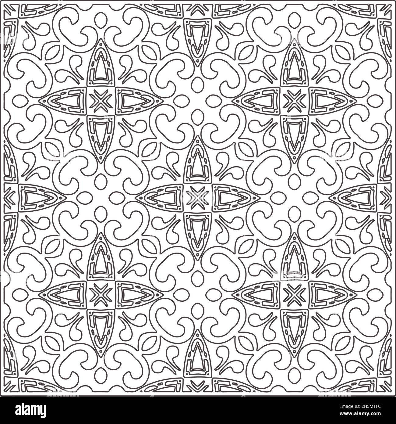 Repeating geometric tiles from striped elements.Modern geometric ...