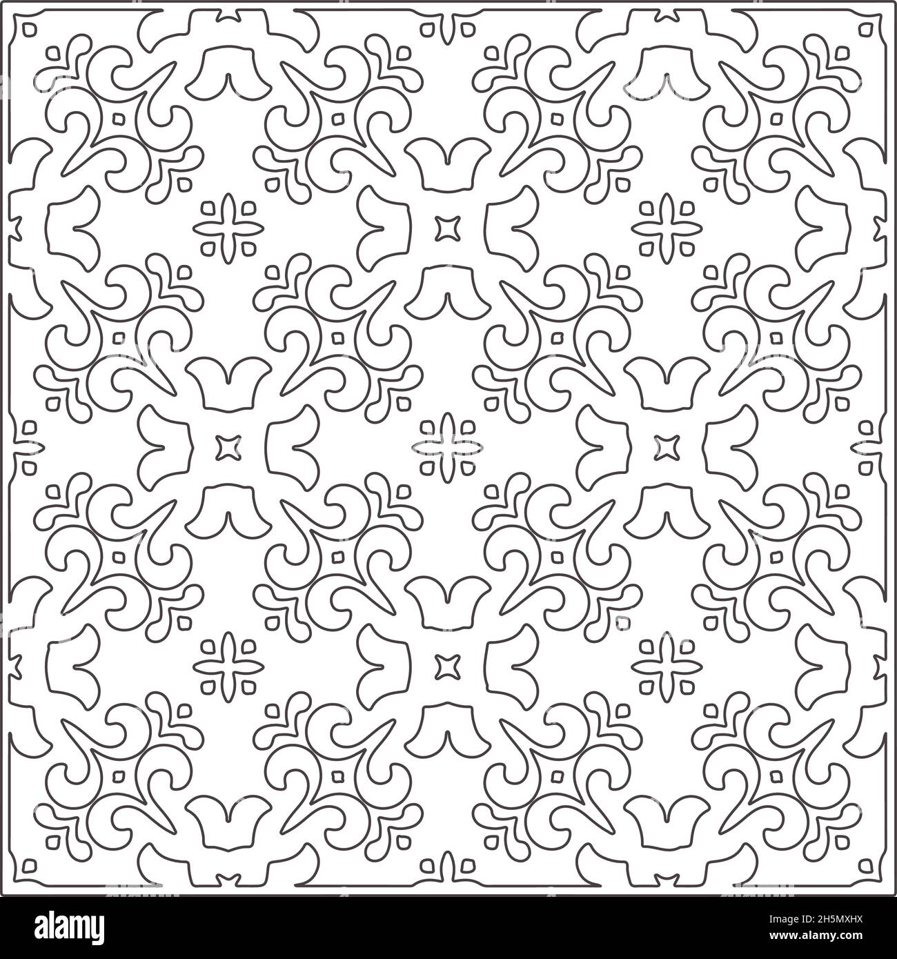 Repeating geometric tiles from striped elements.Modern geometric ...