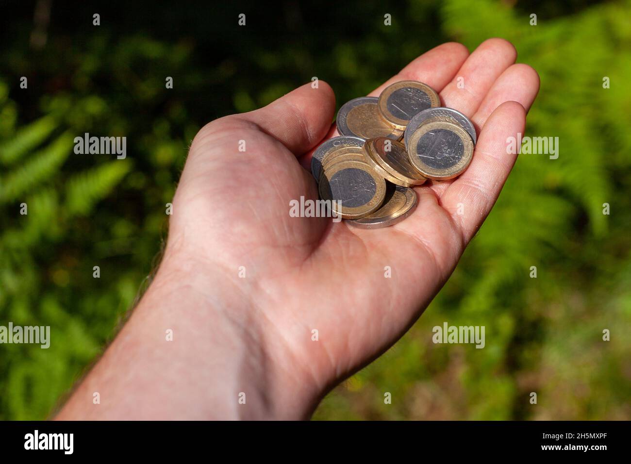 Hand giving money hi-res stock photography and images - Alamy