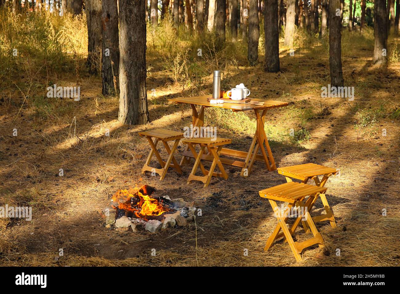 Bonfire table hi-res stock photography and images - Alamy