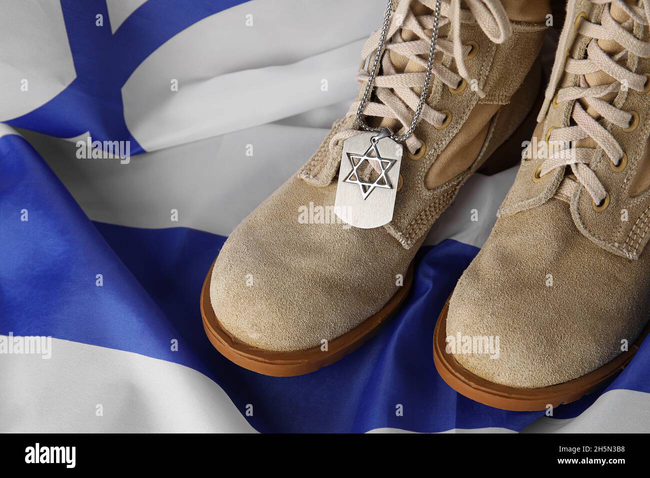 Military boots dog tags hi-res stock photography and images - Alamy