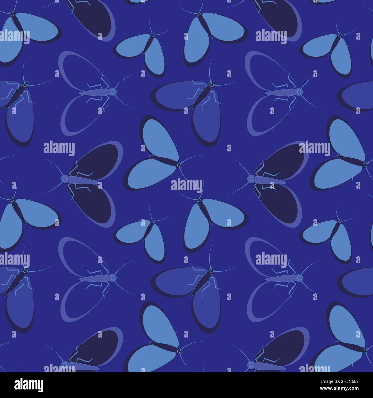 Seamless pattern, endless texture - Illustration on a square background ...