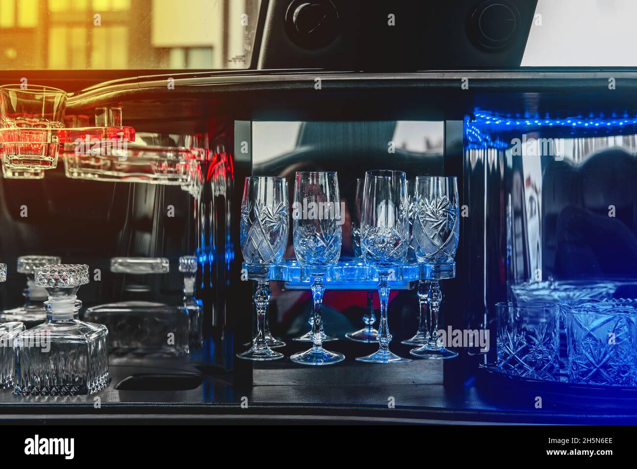 Limousine interior empty hi-res stock photography and images - Alamy