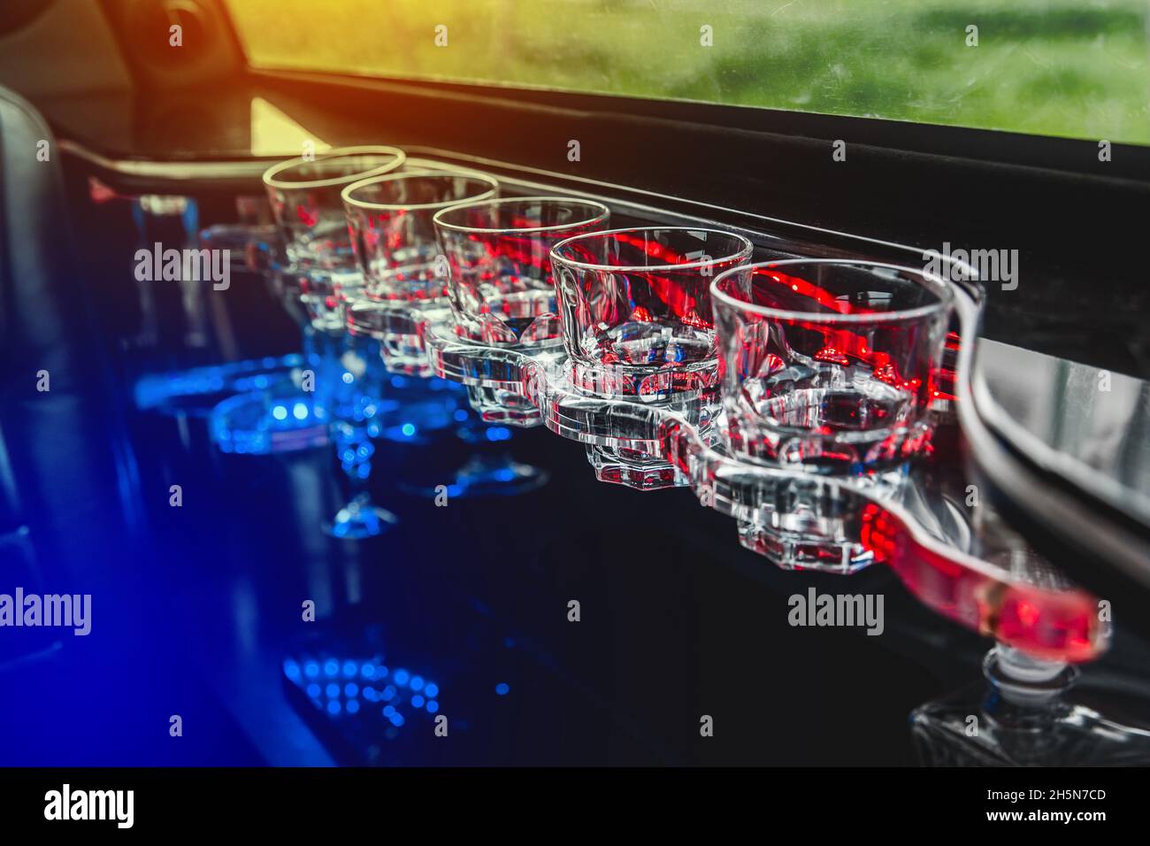 Limousine interior empty hi-res stock photography and images - Alamy