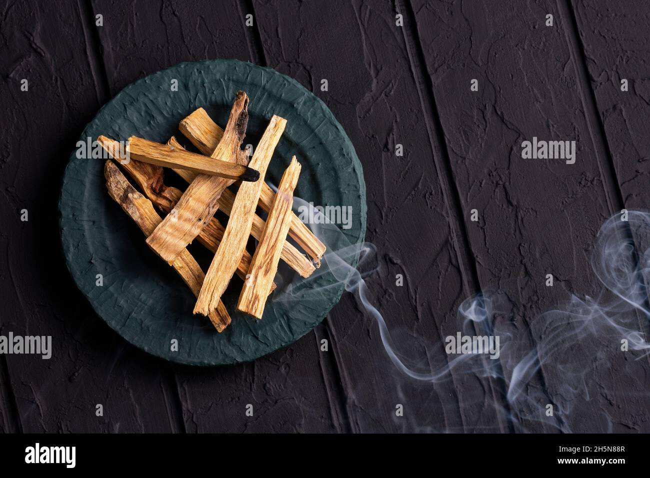 Holy wood or sacred wood - Bursera graveolens Stock Photo - Alamy