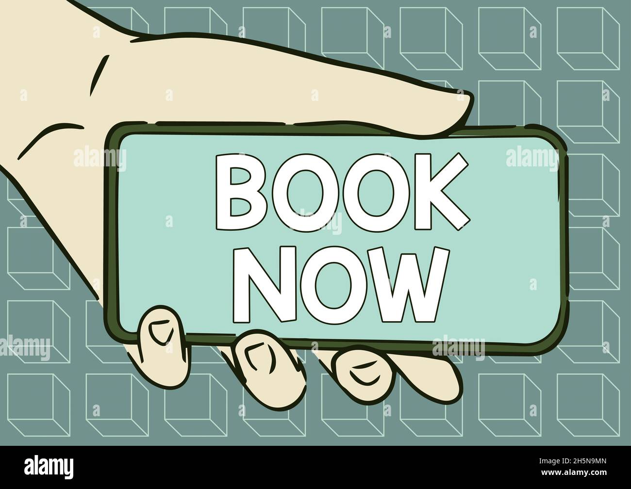 Conceptual caption Book Now. Business idea guaranteed to have place ...