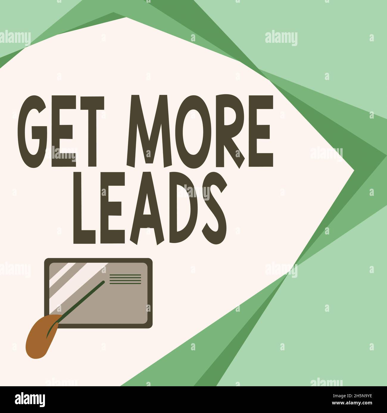 Conceptual caption Get More Leads. Concept meaning initiation consumer ...