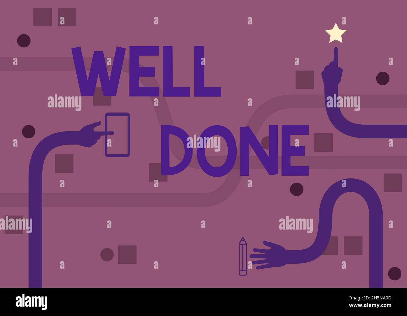 Inspiration showing sign Well Done. Conceptual photo used praising ...