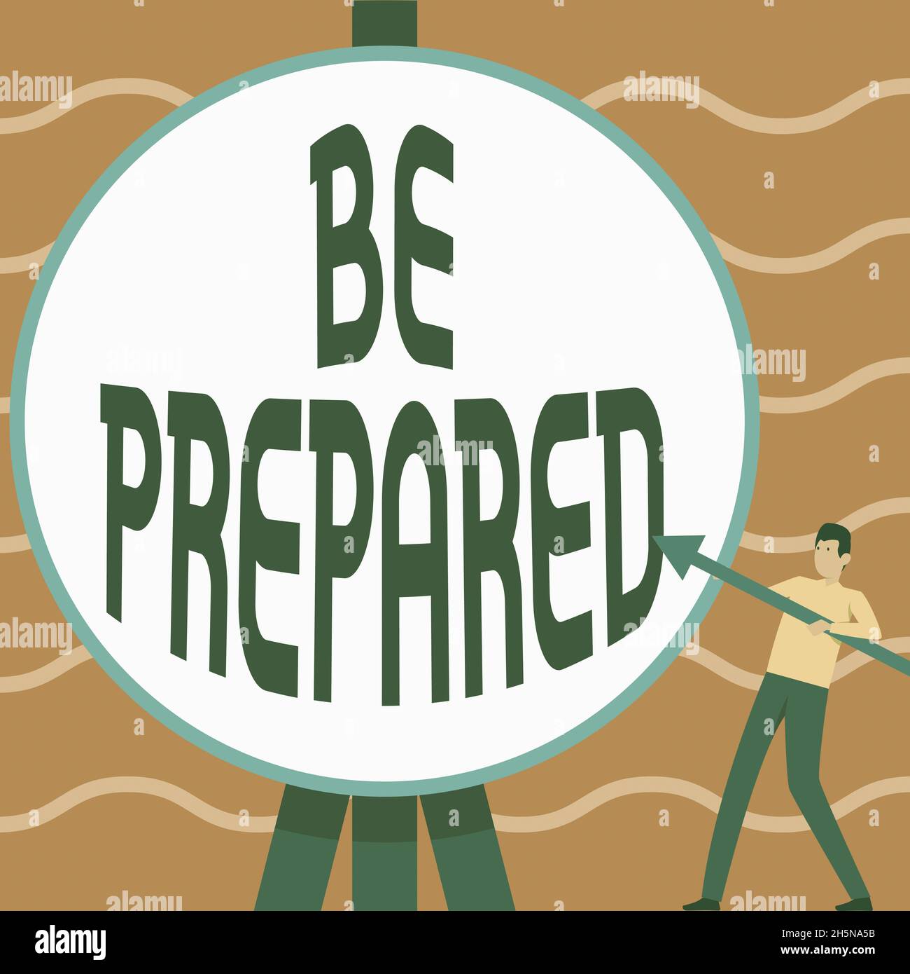 Inspiration showing sign Be Prepared. Business approach try be always ...