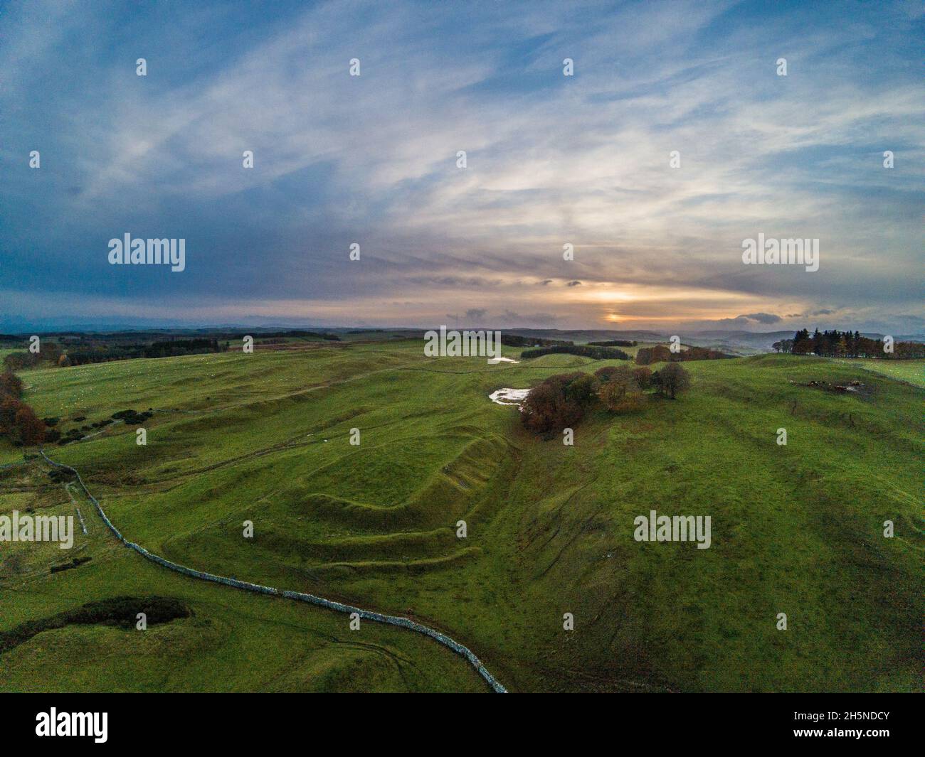 Bell Hill near Selkirk in the Scottish Borders Stock Photo - Alamy