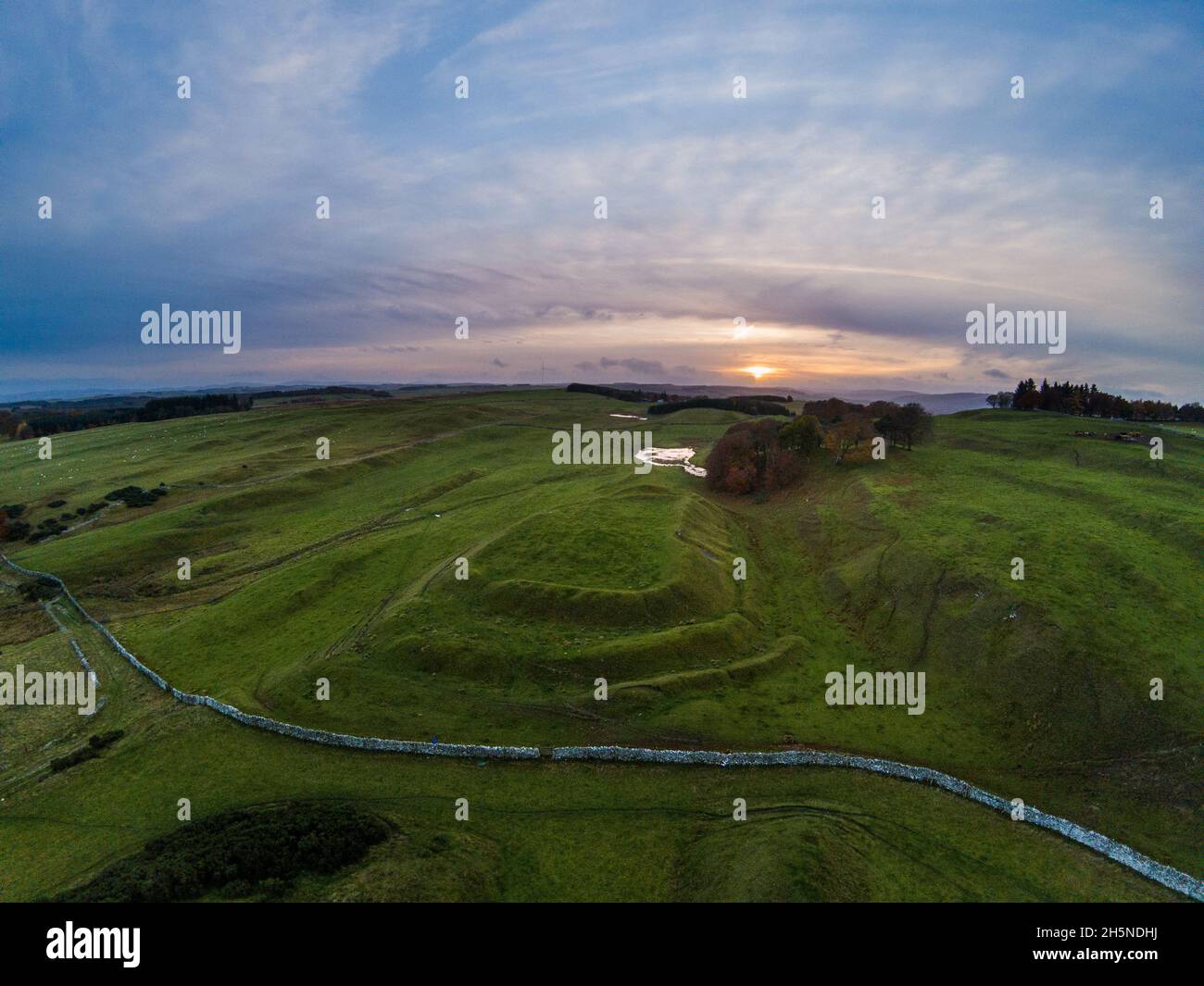Bell Hill near Selkirk in the Scottish Borders Stock Photo - Alamy