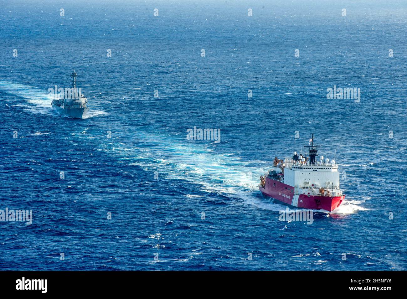 ATLANTIC OCEAN (Oct. 26, 2021) The polar icebreaker USCGC Healy (WAGB ...