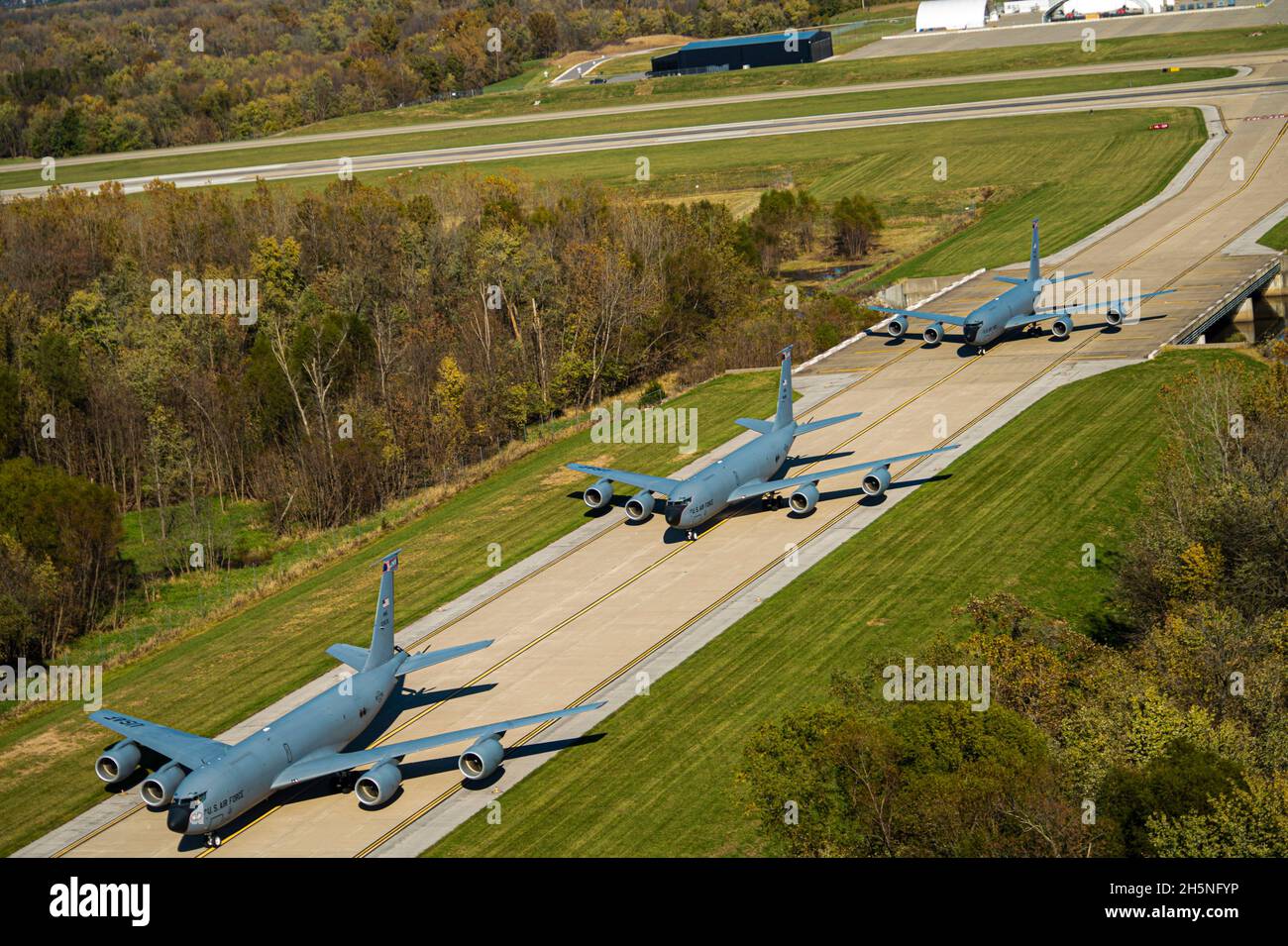 126th Air Refueling Wing's KC-135 Stratotankers participate in a close ...
