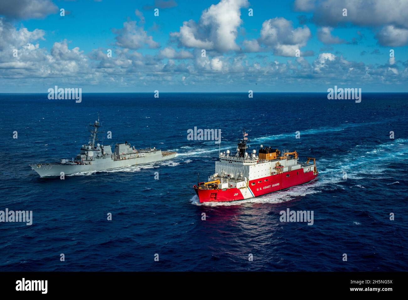 ATLANTIC OCEAN (Oct. 26, 2021) The polar icebreaker USCGC Healy (WAGB ...