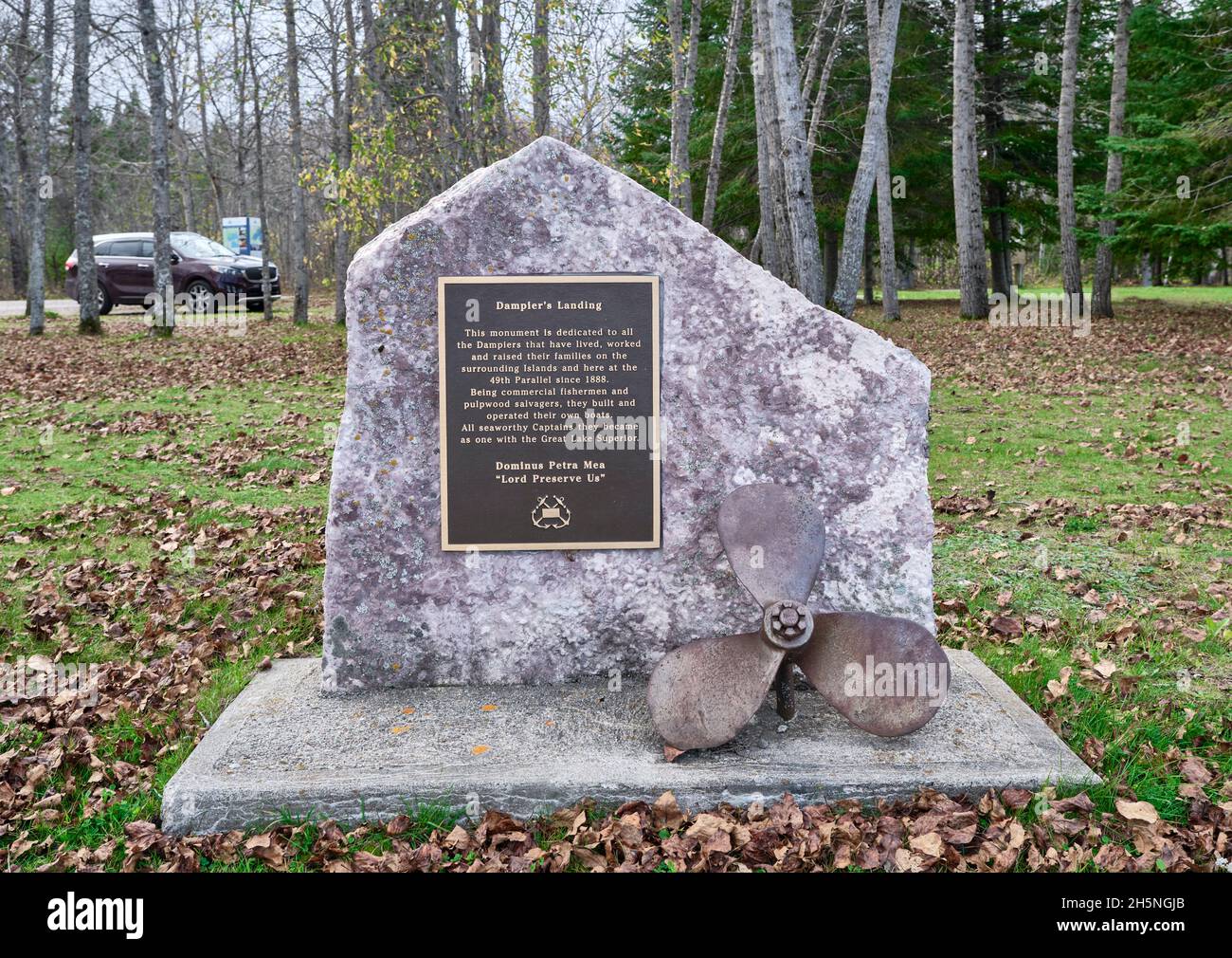 This monument located in Nipigon Ontario Canada is dedicated to the ...