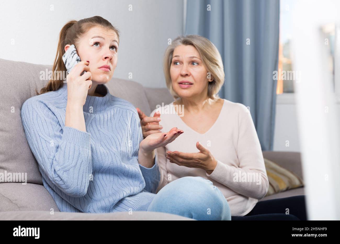 Portrait of offended girl Stock Photo - Alamy