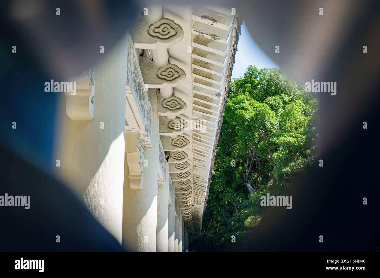 Viewing the building of National Chiang Kai shek Memorial Hall through ...