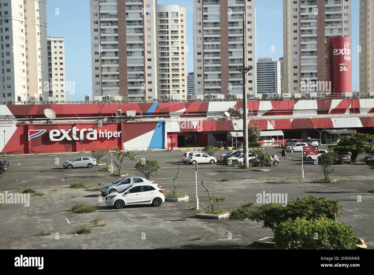 salvador, bahia, brazil - november 10, 2021: view of the Extra ...