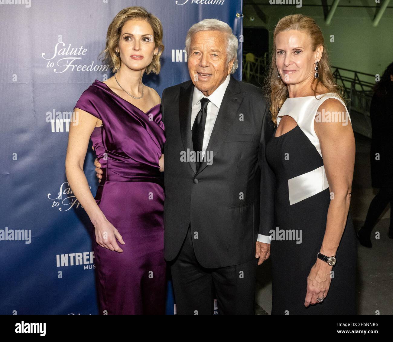 Dana Blumberg, Robert Kraft, and Susan Marenoff-Zausner attend the ...