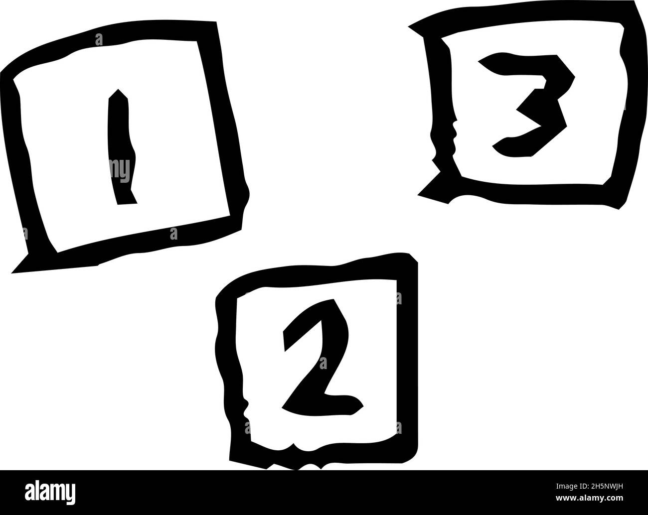 123 logo Cut Out Stock Images & Pictures - Alamy