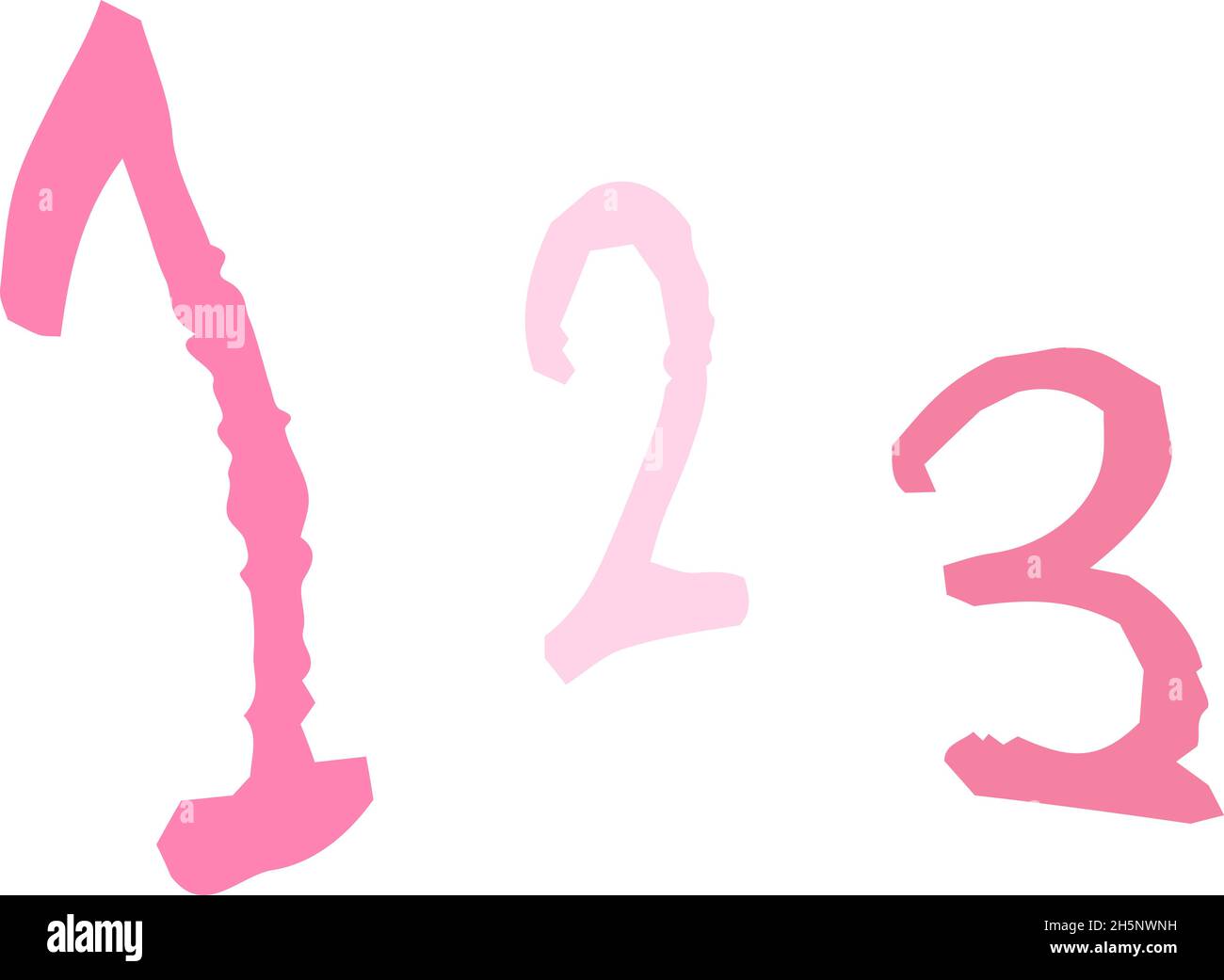 123 logo Cut Out Stock Images & Pictures - Alamy