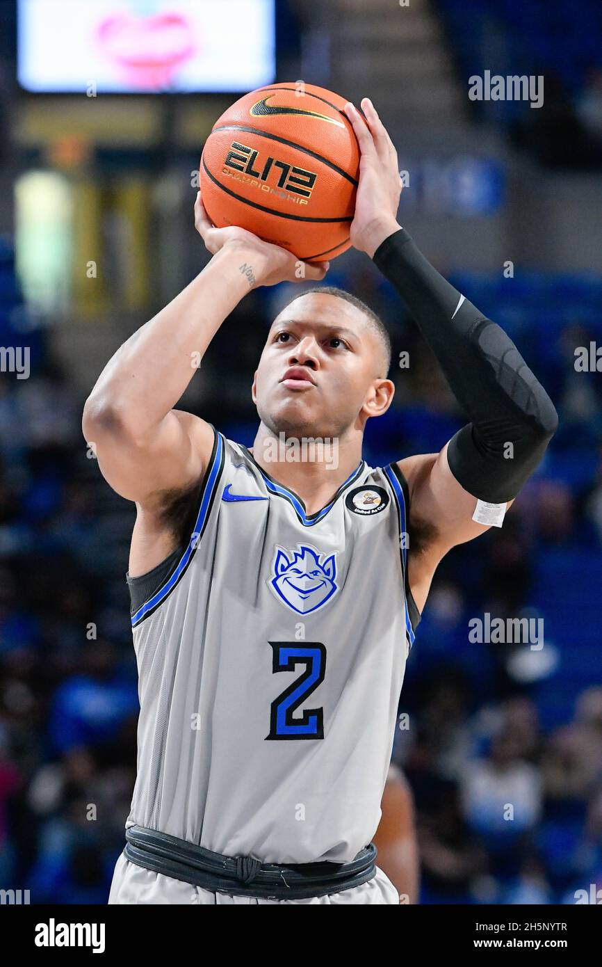 November 10, 2021: Saint Louis Billikens guard Markhi Strickland (2 ...