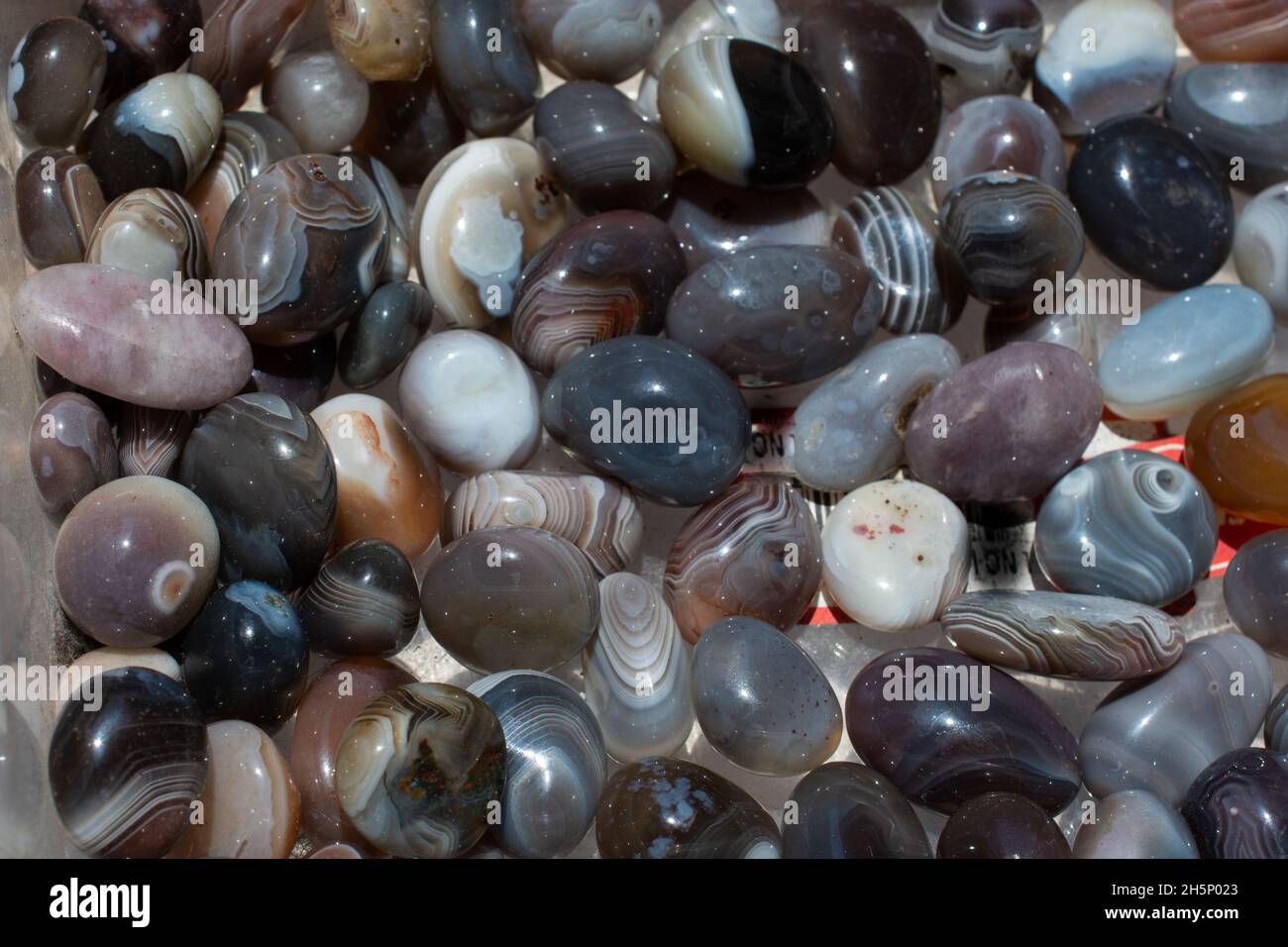 Collection of the semi precious stones Stock Photo - Alamy