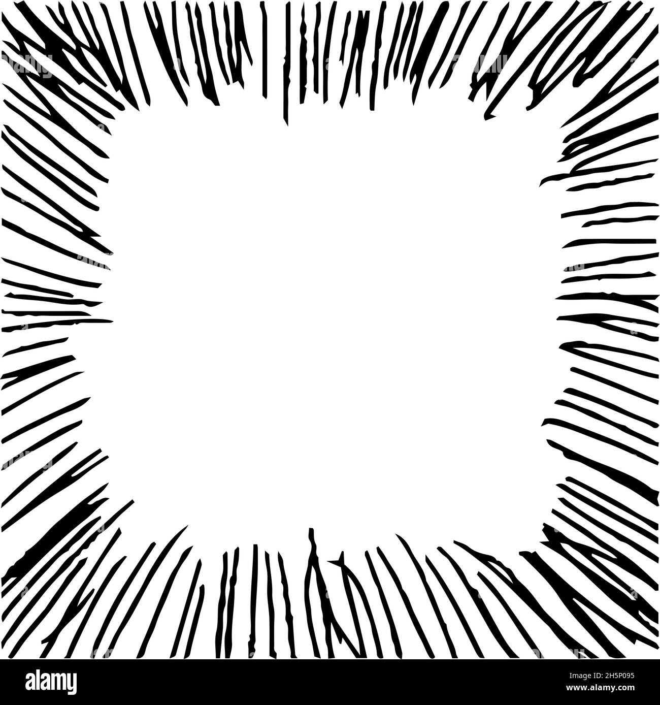 This is a illustration of Hand-painted rough comic concentrated lines ...