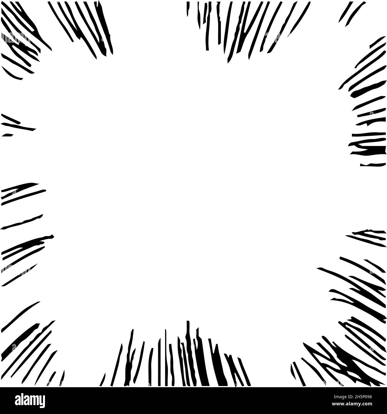 This is a illustration of Hand-painted rough comic concentrated lines ...