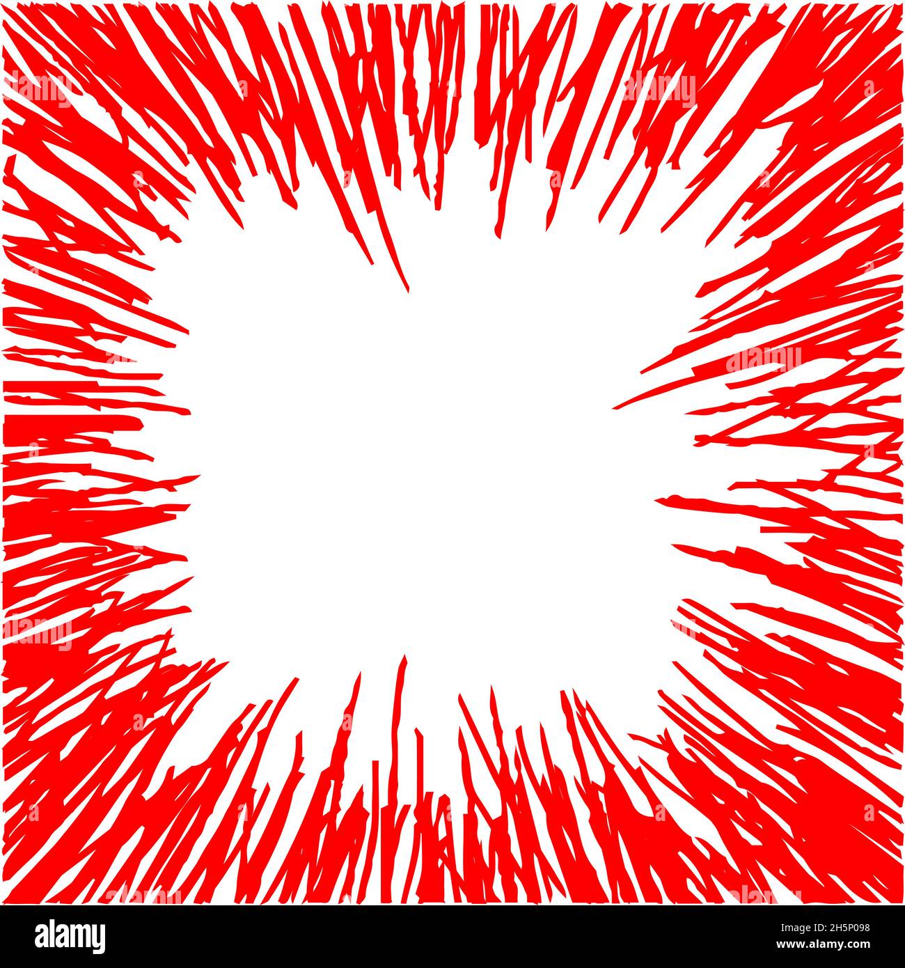 This is a illustration of Hand-painted rough comic concentrated lines ...