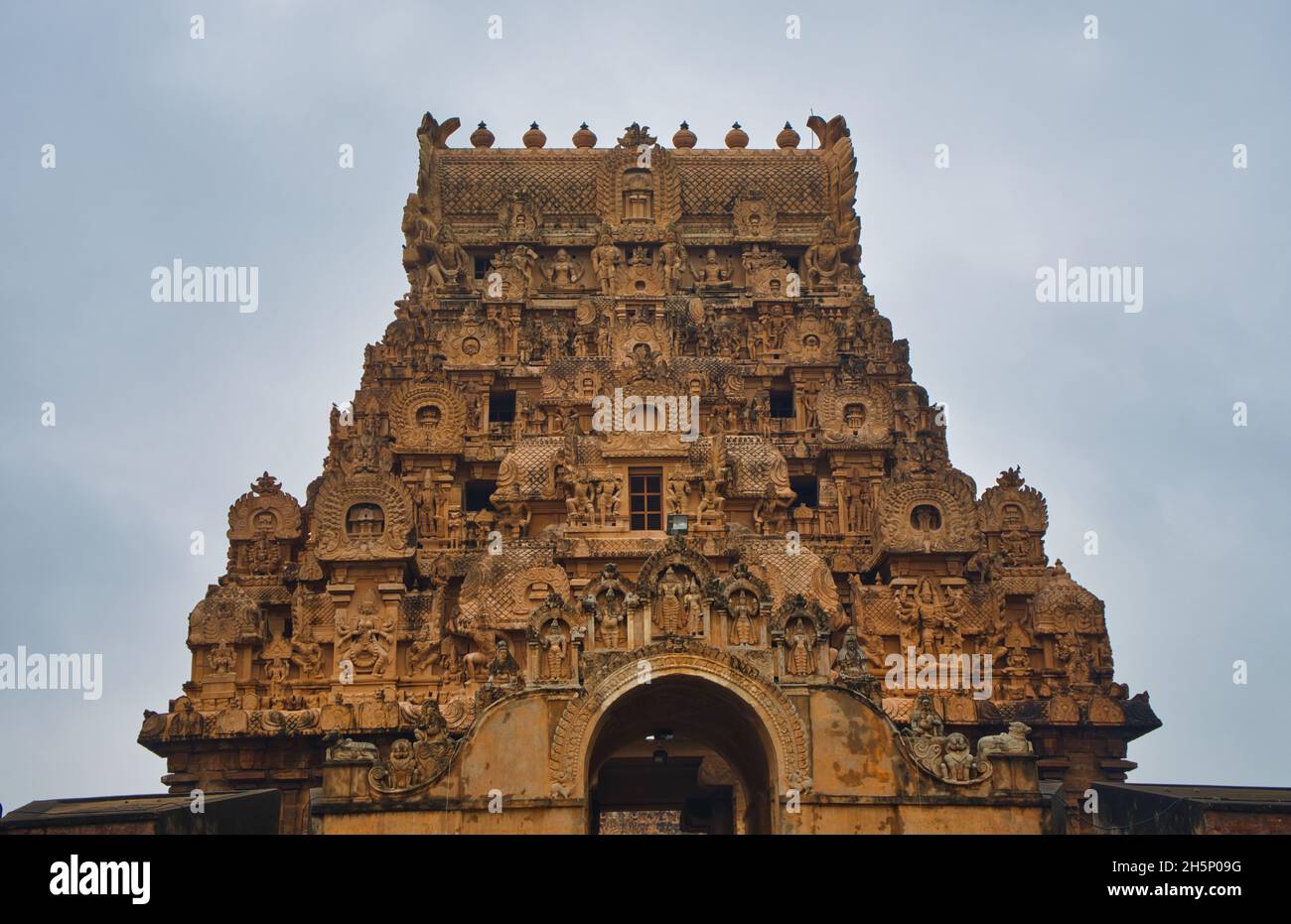 View of the Brihadeeswarar Temple One of the ancient temples in ...