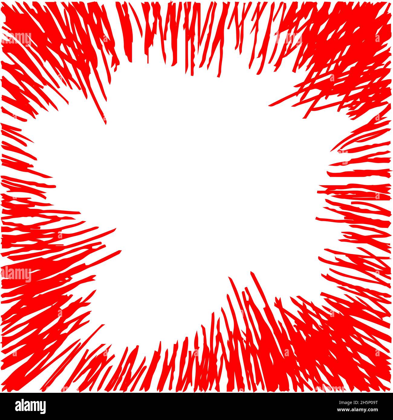 This is a illustration of Hand-painted rough comic concentrated lines ...