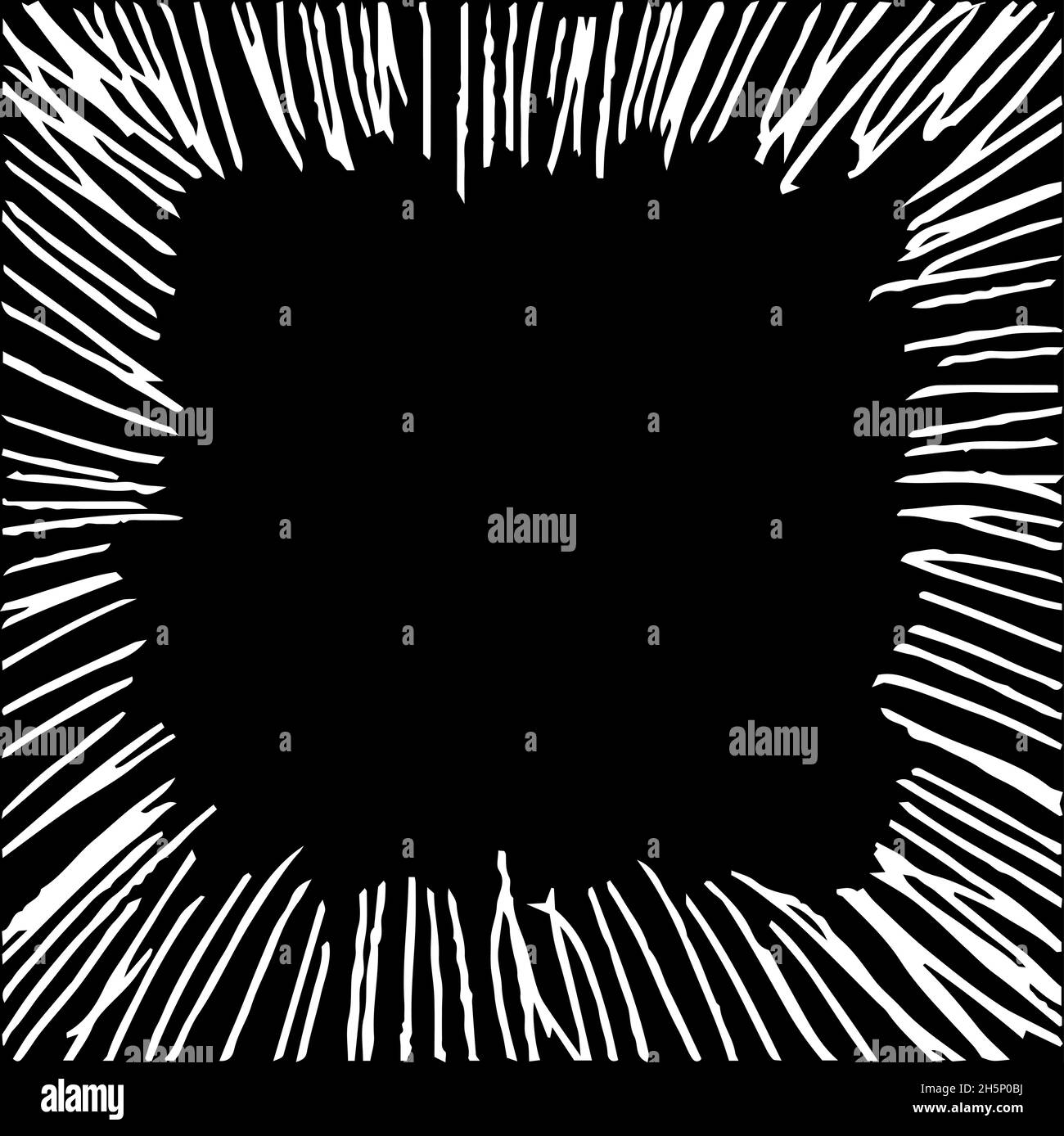 This is a illustration of Hand-painted rough comic concentrated lines ...