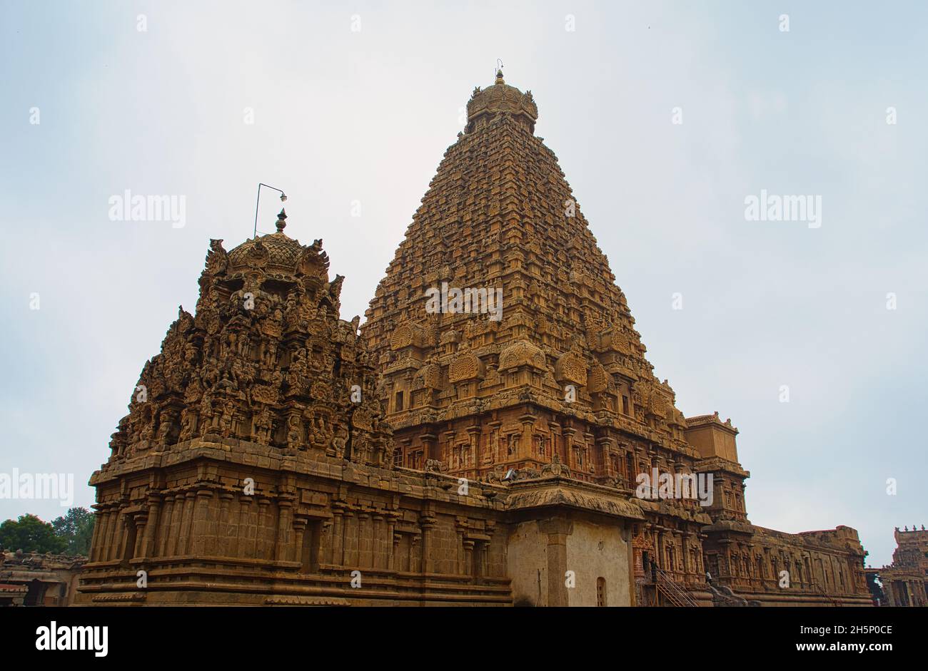 View of the Brihadeeswarar Temple One of the ancient temples in ...